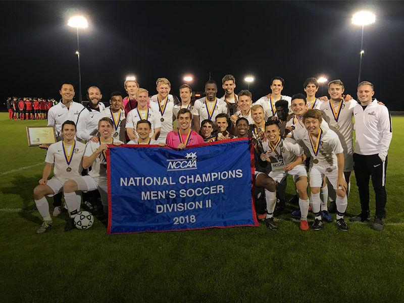 NCU Men's Soccer NCCAA Nat. Champs - Table Salt | NCU Blog